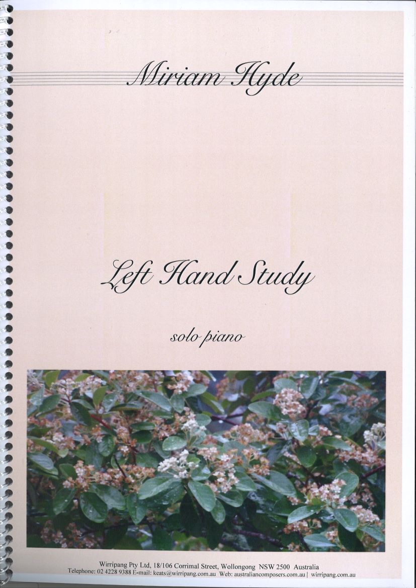 Left Hand Study - 左手のための練習曲 - ハイド — 楽譜専門店 Crescendo alle